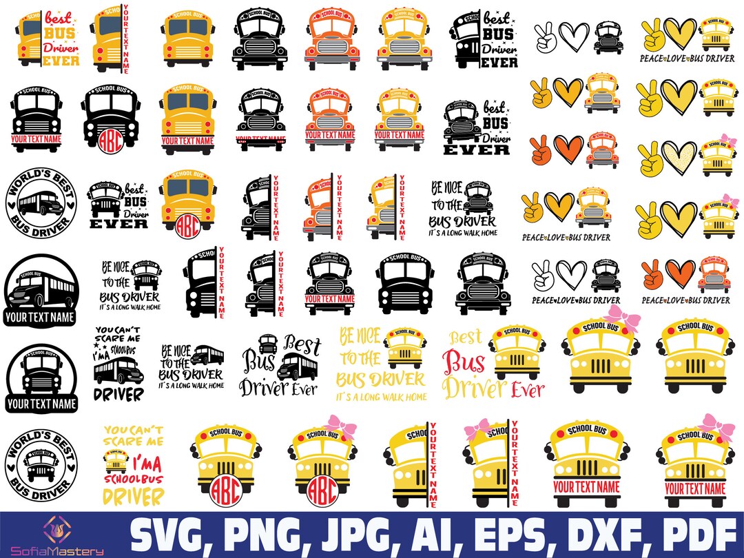 School Bus Svg, School Svg, Back to School Svg, Monogram Svg, School ...