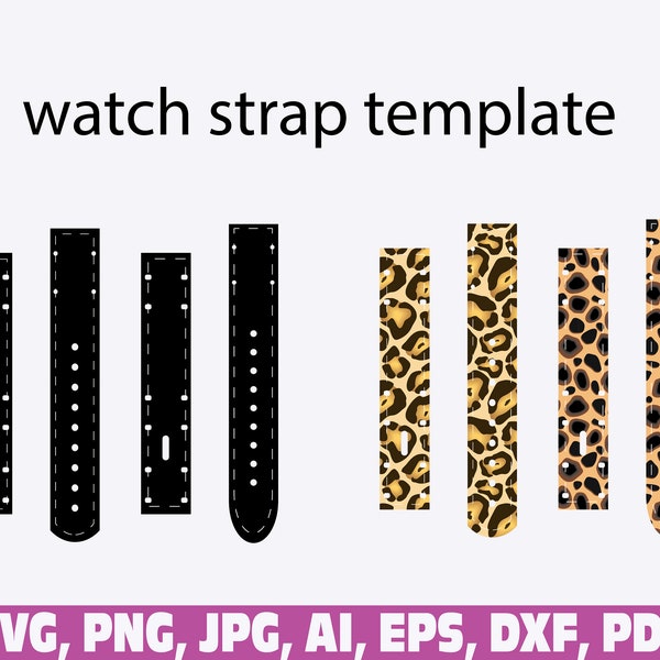 Watch Band Template - Etsy