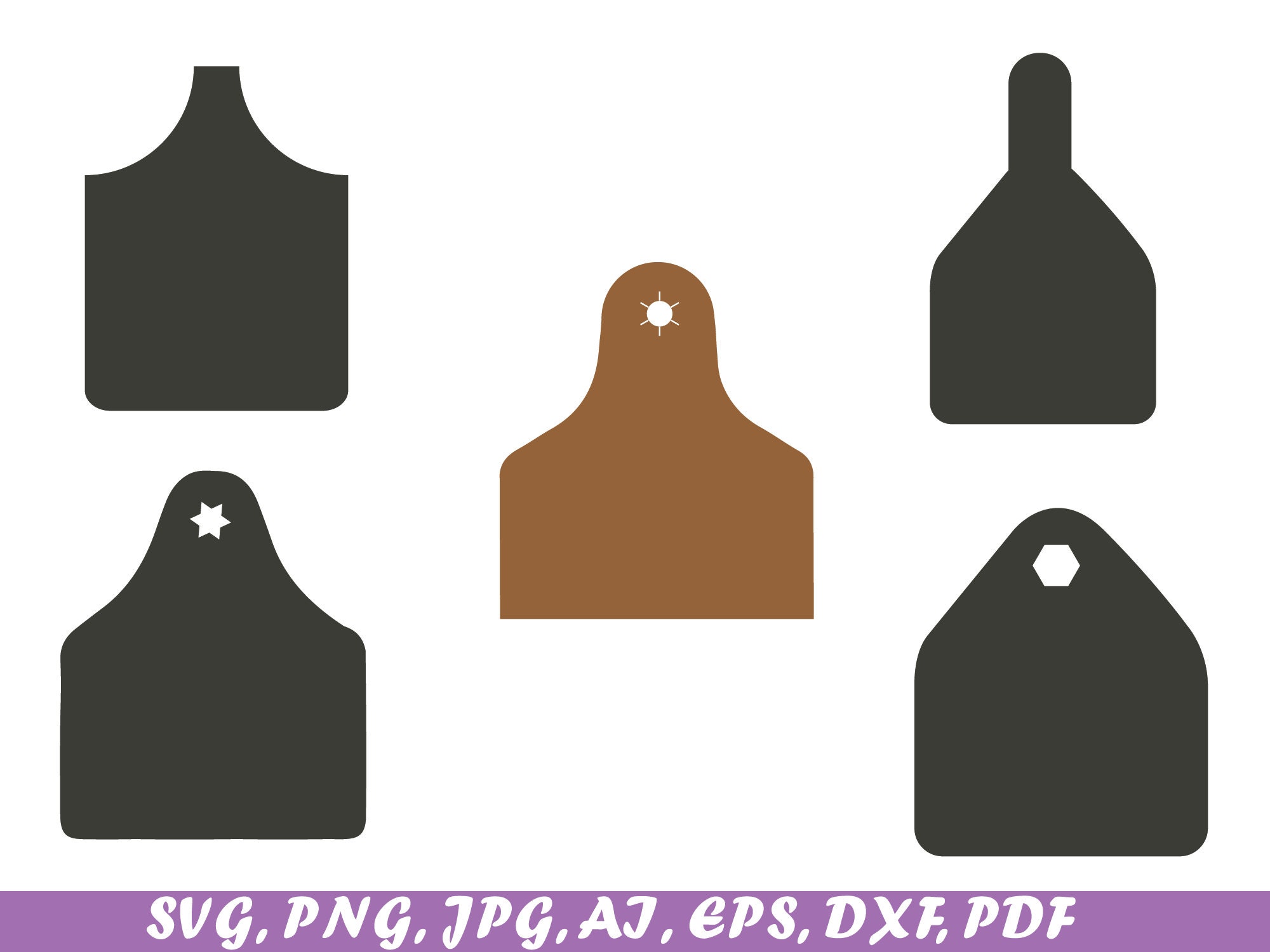 Cow Ear Tags Farm Svg Ear Tag Svg Cow Tags Svg Cow Png - Etsy Canada