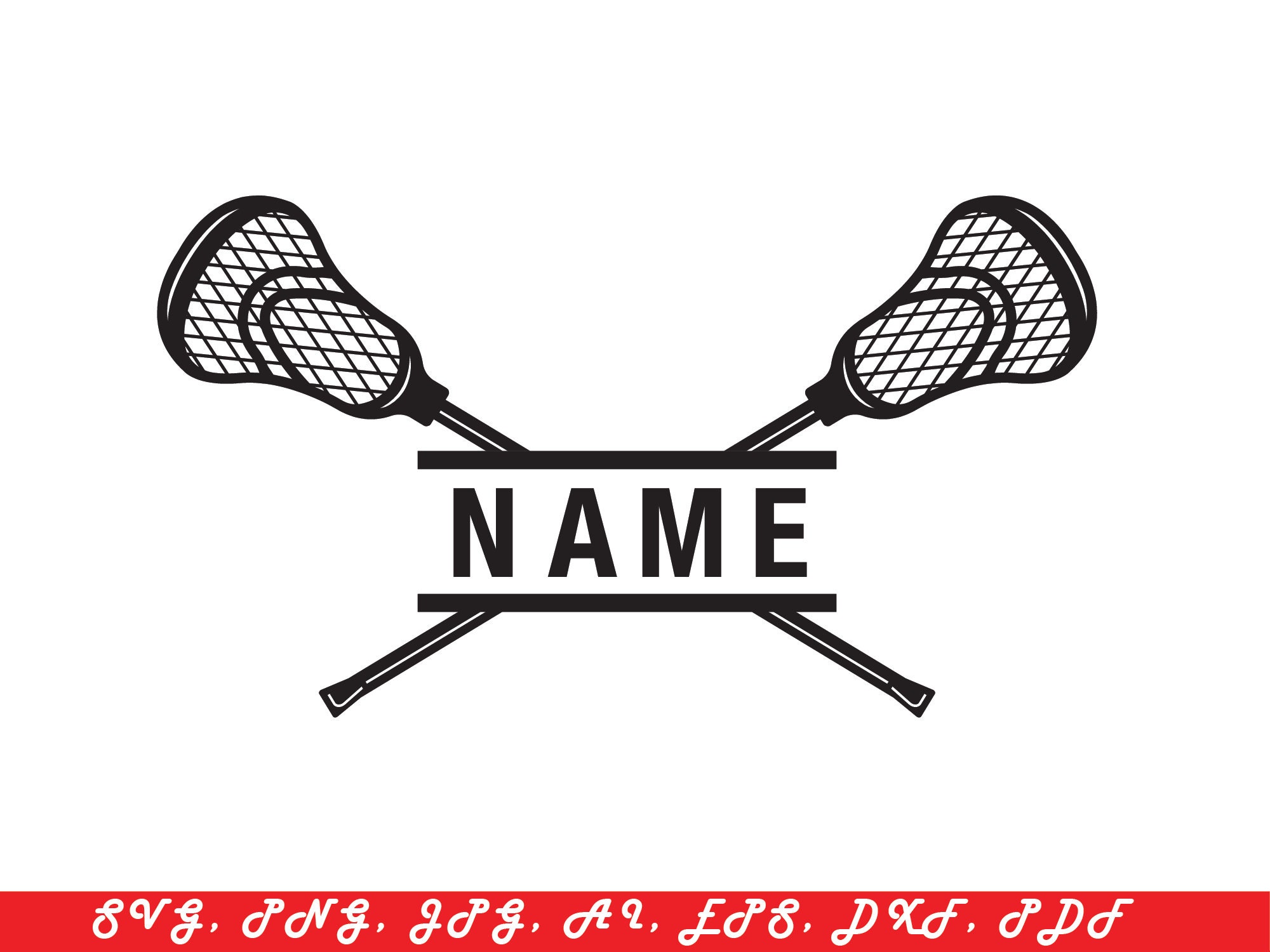 Lacrosse Sticks Vector Art