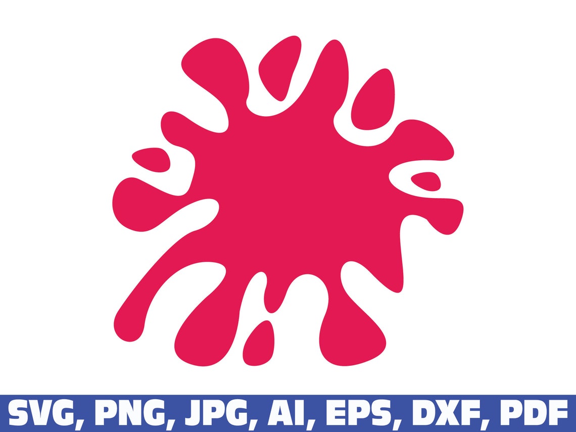 Paint Splatter Svg Bundle Paint Splats Svg Paint Svg Splash - Etsy