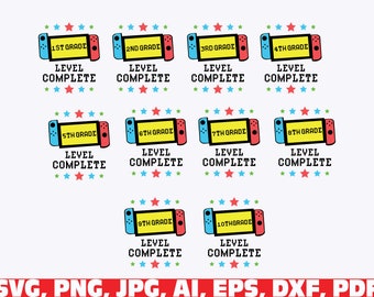 Level Grade Complete Svg - Etsy