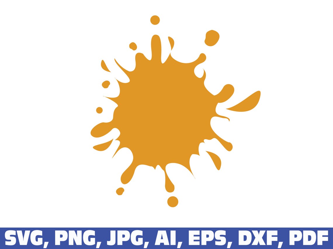 Paint Splatter Svg Bundle Paint Splats Svg Paint Svg Splash - Etsy