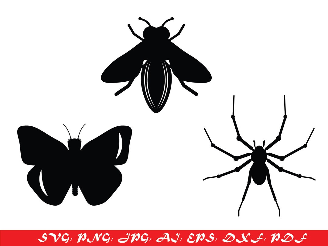 Insect Clipart Butterfly Svg Bugs Svg Fly Svg Butterflies - Etsy New ...