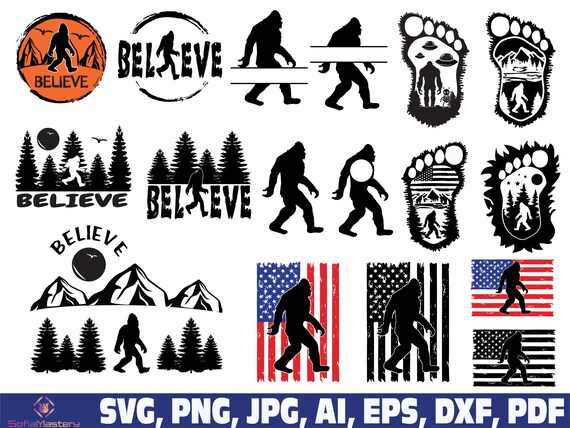 Big Foot Svg Wild Monster Svg Bigfoot Svg Big Foot Png - Etsy