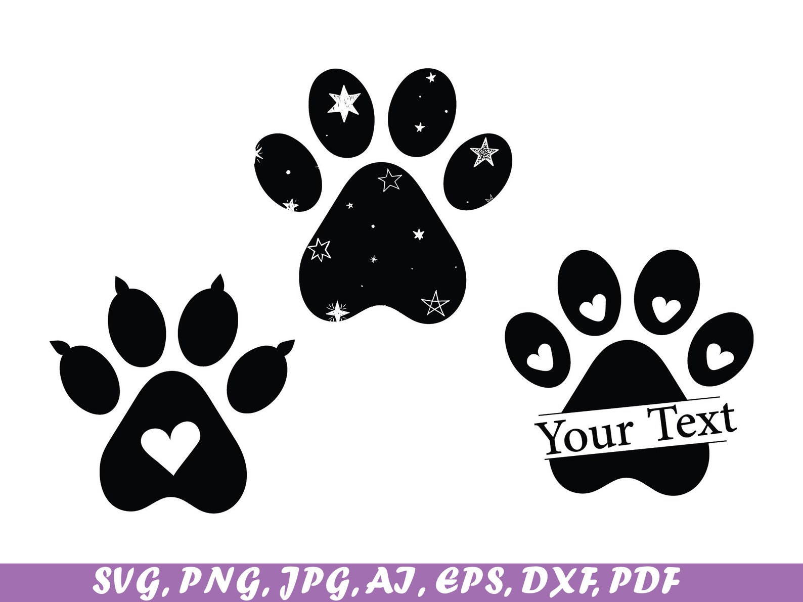 Dog Paw Print Svg Paw Print Svg Dog Paw Print Svg Dog Paw - Etsy