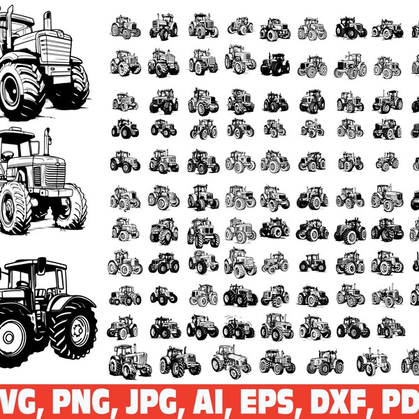 Ford Tractor Svg - Etsy