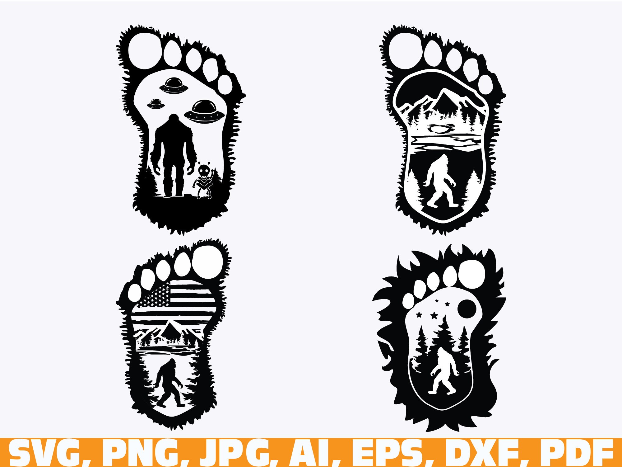 Big Foot Svg Wild Monster Svg Bigfoot Svg Big Foot Png - Etsy
