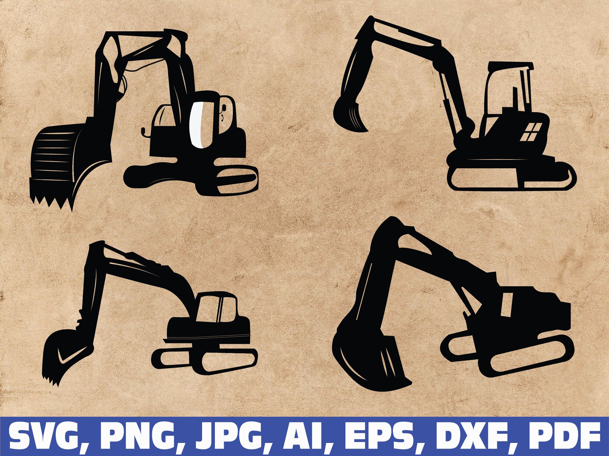 Bagger Svg Bagger Svg Bundle Bagger Svg Bau Svg Bagger | Etsy Schweiz