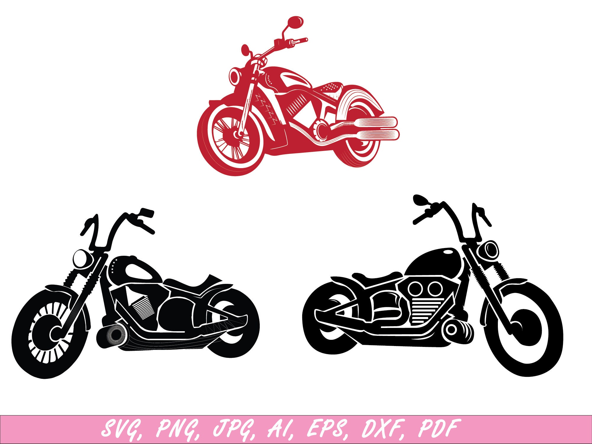 Motorcycle Svg Bundle Motorbike Svg Motorcycle Clipart - Etsy UK