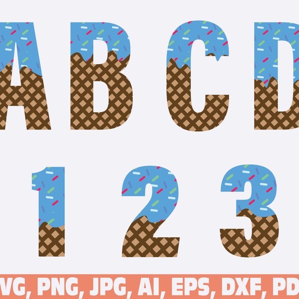 Ice Cream Letters - Etsy