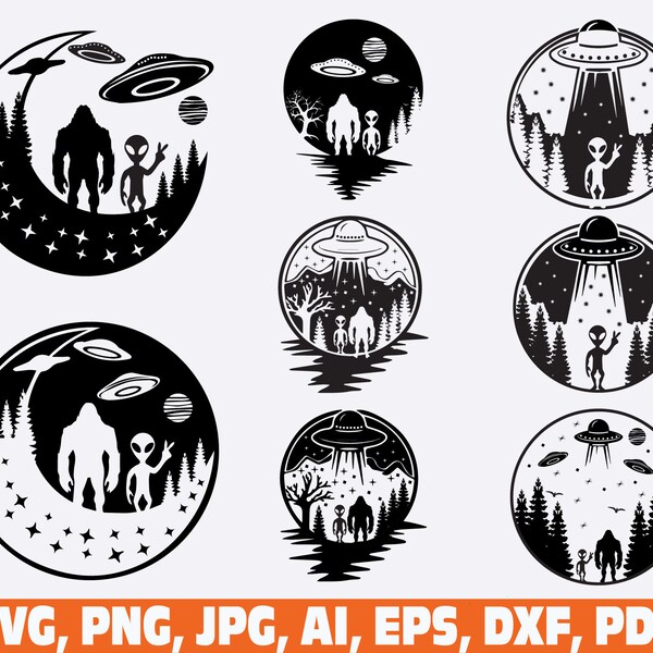 Alien Svg - Etsy