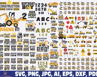 Construction Birthday Boy Png Birthday Boy Png Birthday Png - Etsy