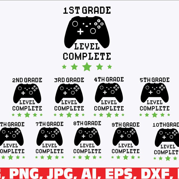 Video Game Graduation Svg - Etsy