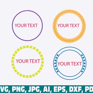 Keychain Svg Bundle, Keychain Pattern SVG, Circle Frame Svg, Key Ring ...