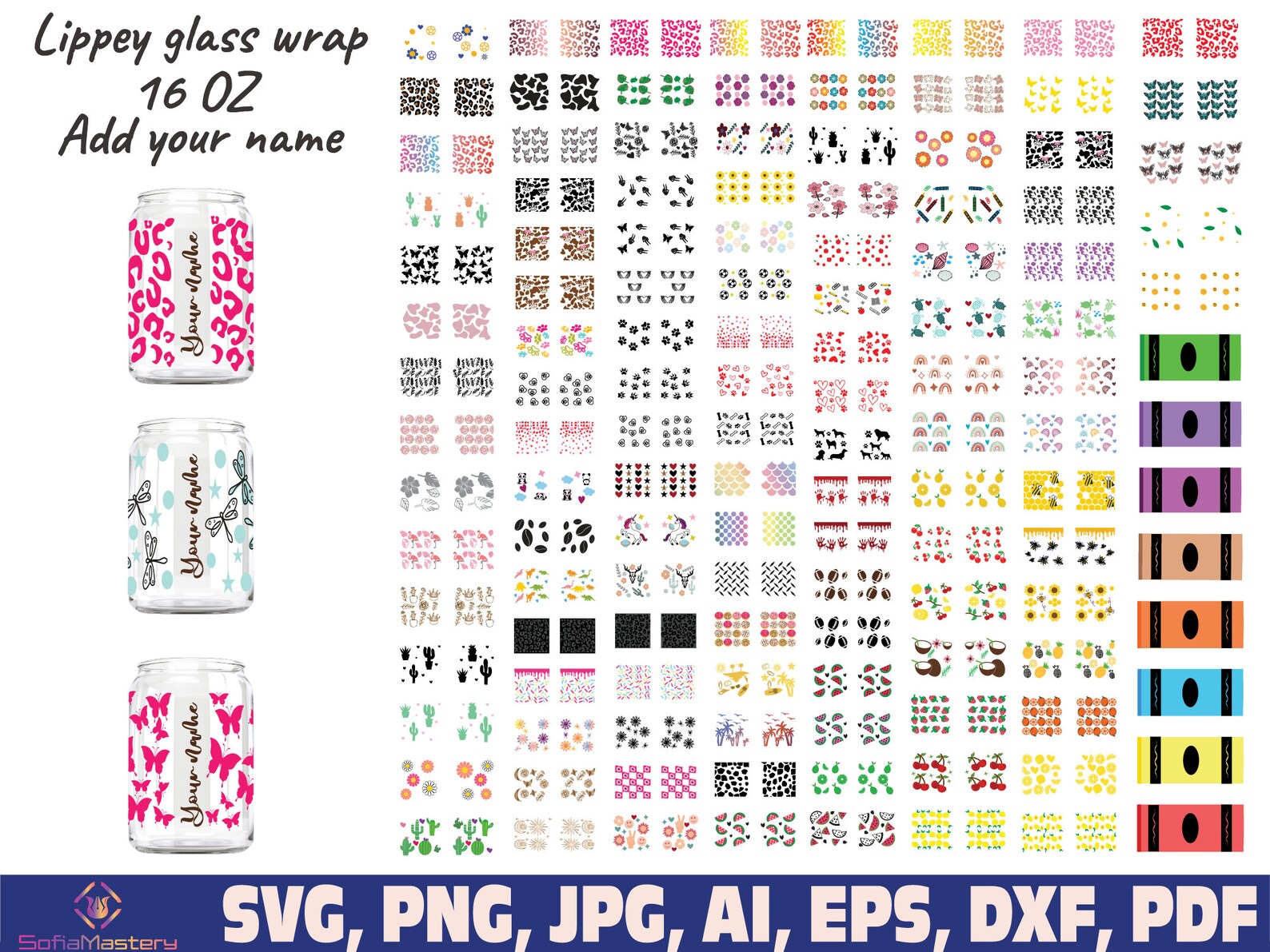 Libbey Glass Svg Can Glass Wrap Can Glass Wrap Svg Can - Etsy