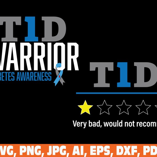 T1d Awareness Svg - Etsy