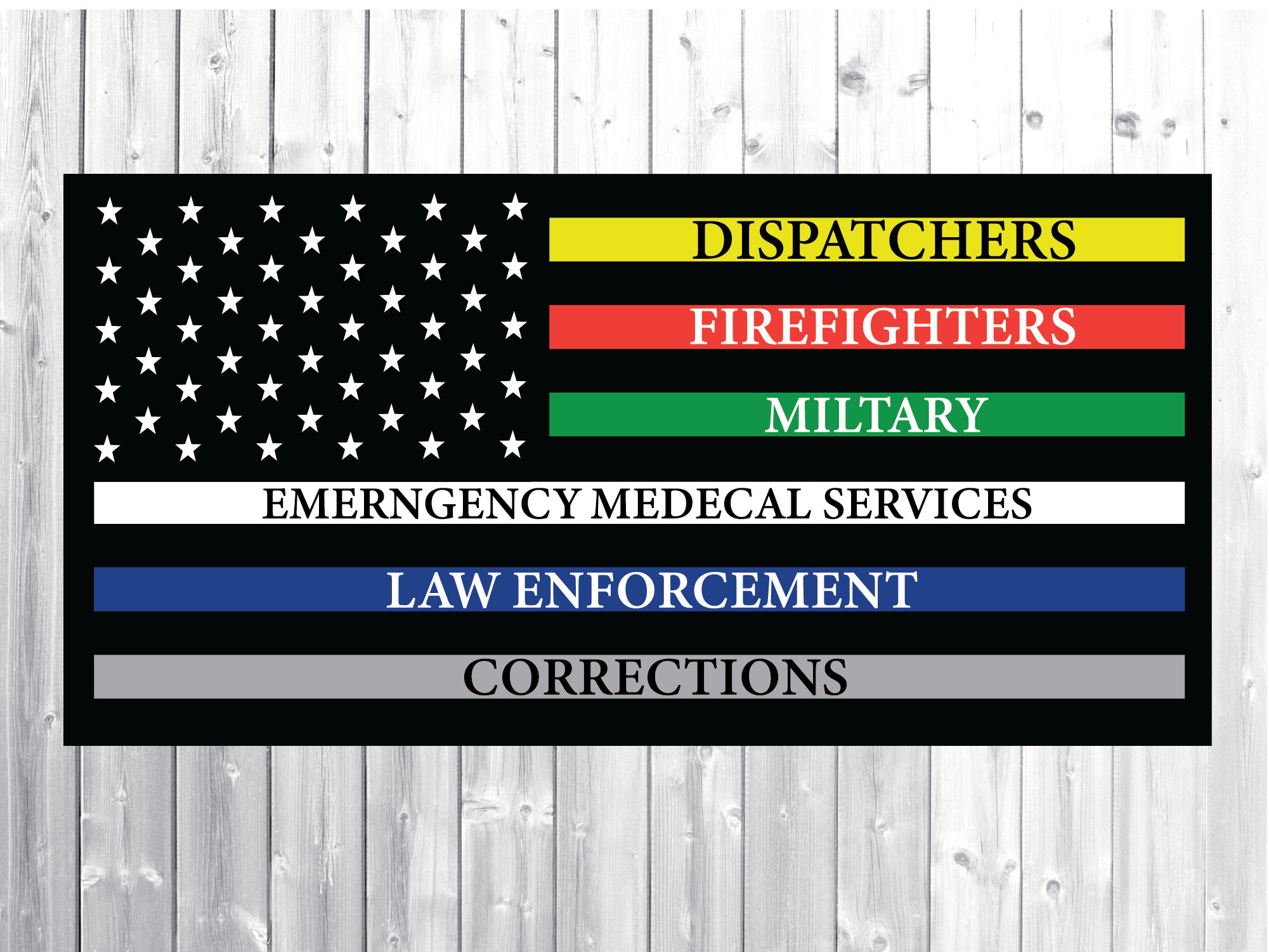 American Flag First Responders Thin Line SVG First Responder - Etsy UK