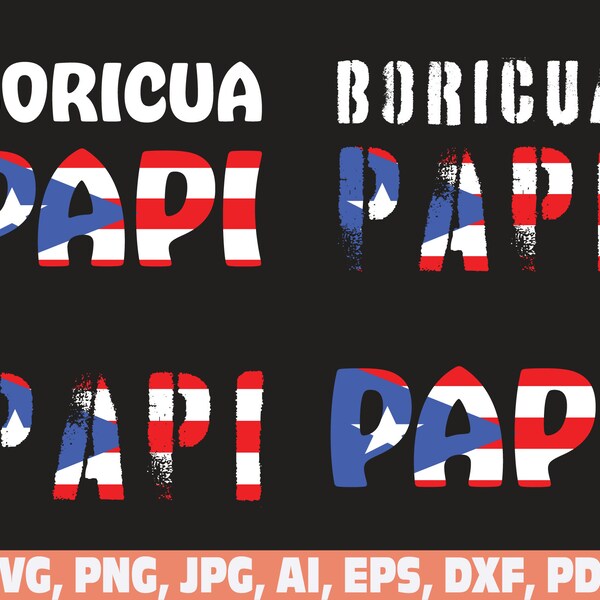 Puerto Rico Papi Svg - Etsy