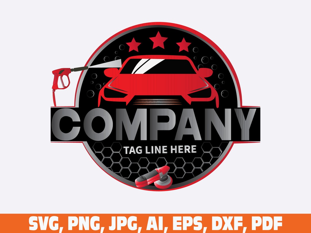 Auto Detailing Car Logo Company Svg, Car Washing Company Logo Svg, Car ...