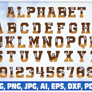 Half Leopard Font Svg, Leopard Cheetah Half Print Font Letters Alphabet ...