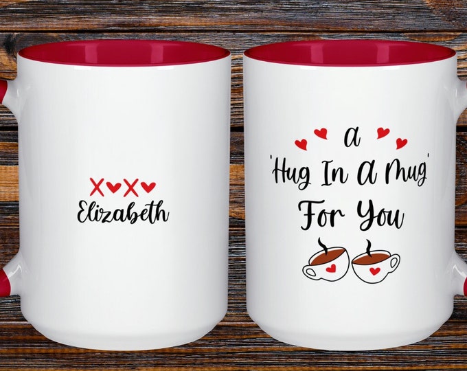 Hug in A Mug, Sending A Hug in A Mug, Get Well Friend Gift, Thinking of You Gift, Best Friend ...