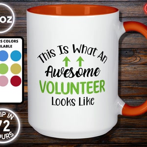 Gift for Volunteer, Volunteer Gift, Volunteer Present, Volunteer Mug ...