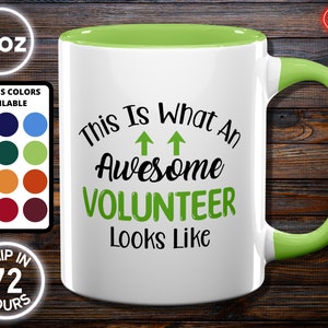 Gift for Volunteer, Volunteer Gift, Volunteer Present, Volunteer Mug ...