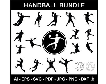 Handball Svg Png Handball Player Svg Png Handball - Etsy