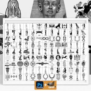 Ethnic Photoshop Brushes African Brushes for GIMP India | Etsy