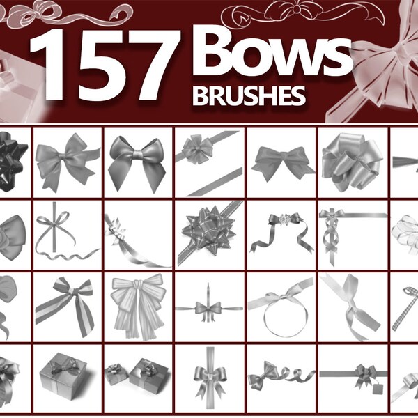 Bow Overlay Photoshop - Etsy