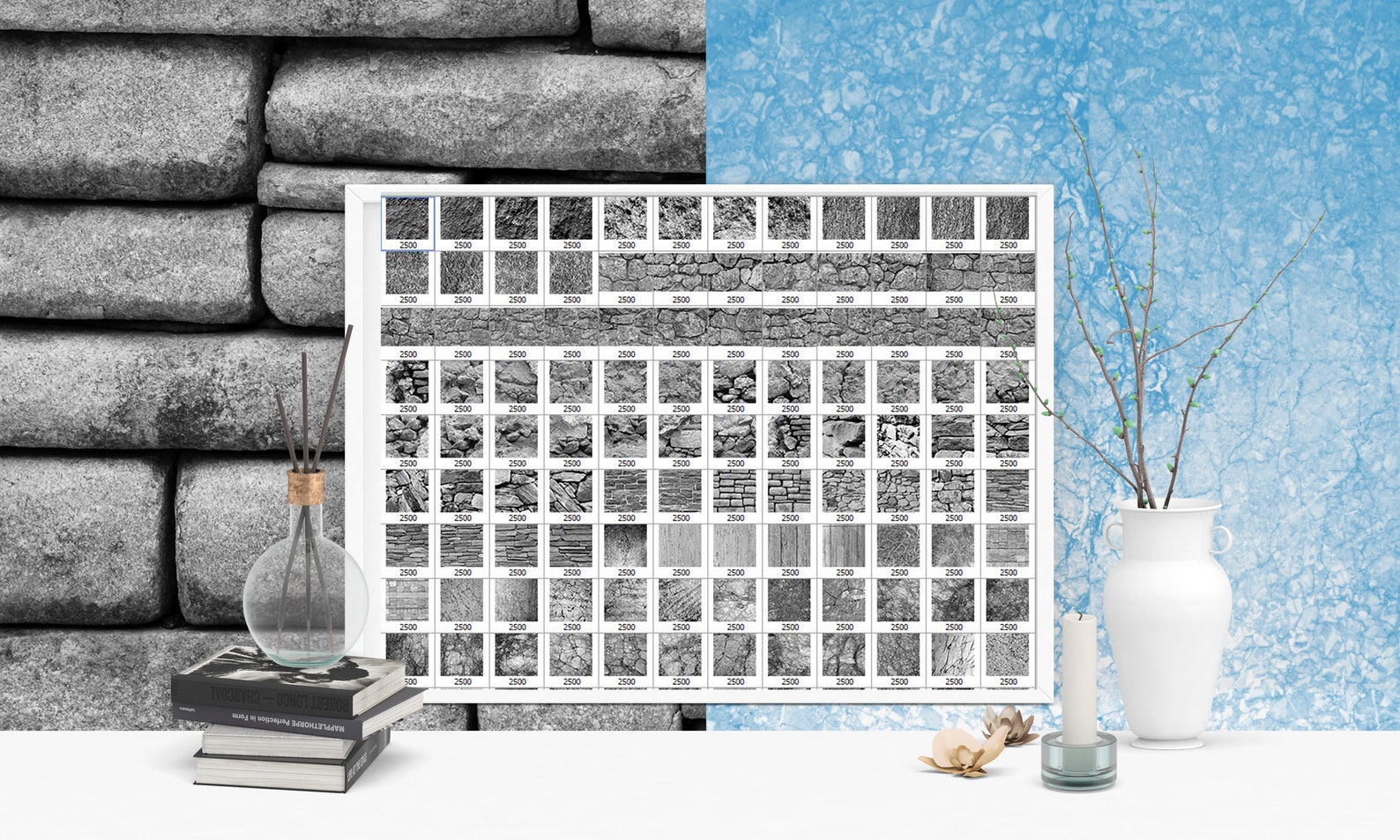 Stone Texture Brushes – Stone Wall, Brick Wall, Marble, Rock ABR for ...