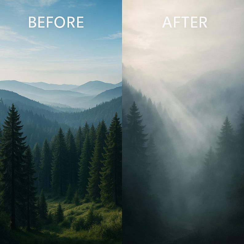 Fog & Mist Photoshop Brushes | Real Smoke, Clouds Effect ABR for GIMP ...