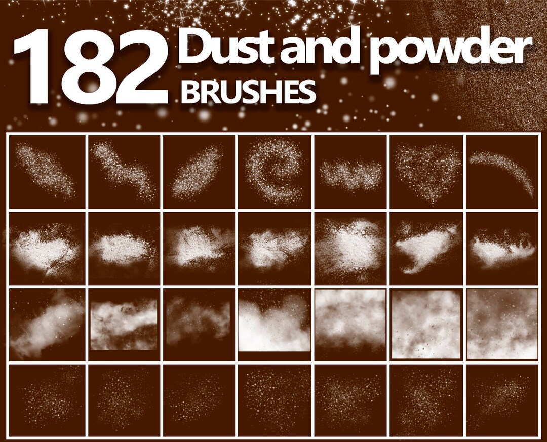 Dust Brushes, Powder Overlay, Stardust ABR, Brush Stains, Floating Dust ...