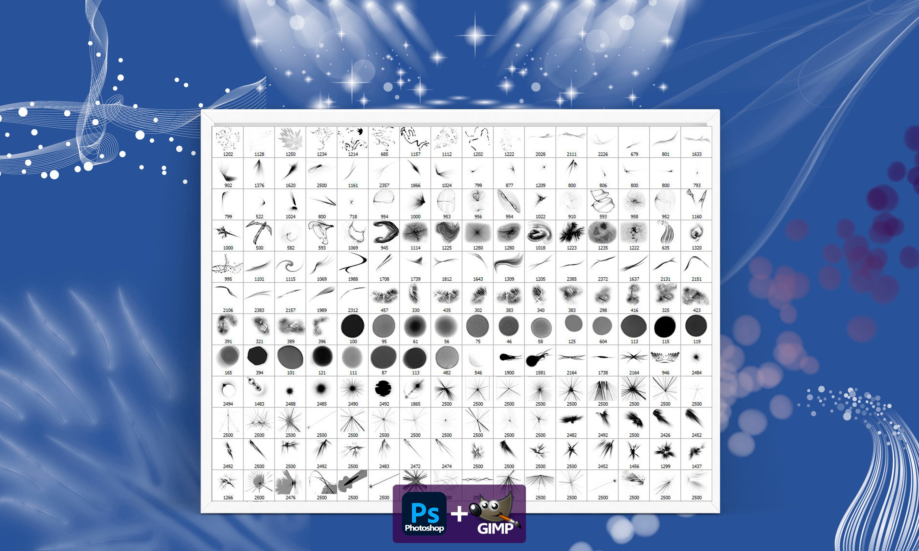 Fantasy Light Brushes – Lens Flares, Rays & Dream Lights ABR for ...