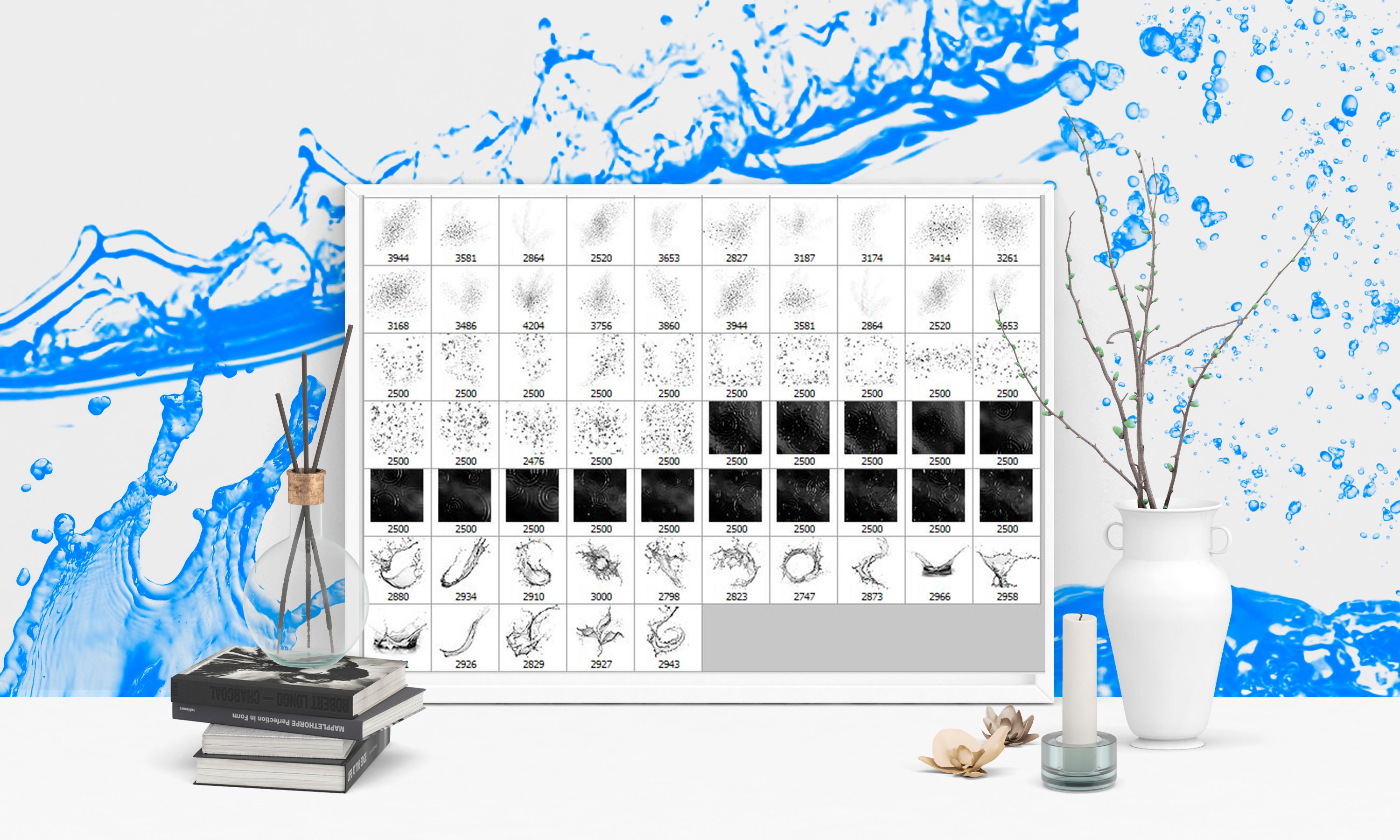 Water Splash Photoshop Brushes Sea Wave Brushes Drops - Etsy Canada