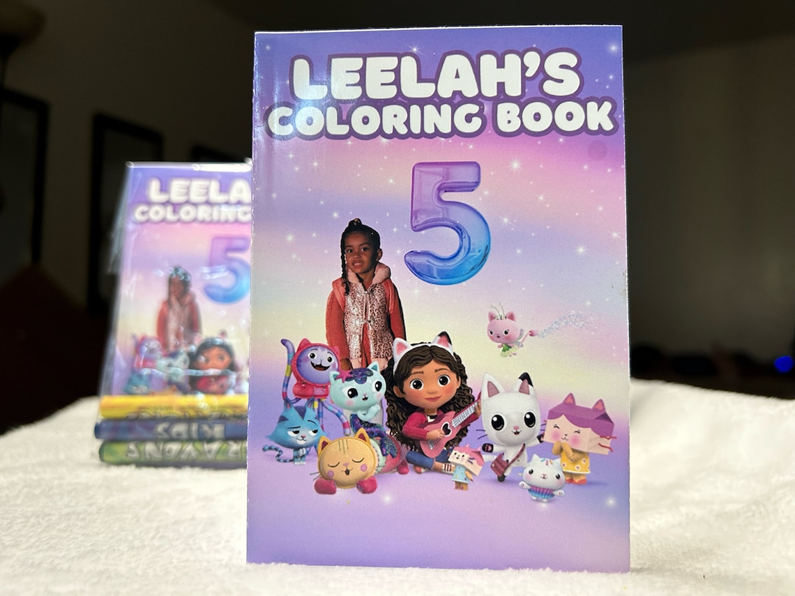 Custom Coloring Book /mini Coloring Book/party Favors /ANY THEME ...