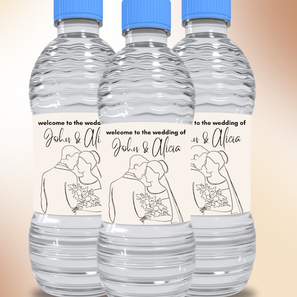 Funeral Water Labels - Etsy