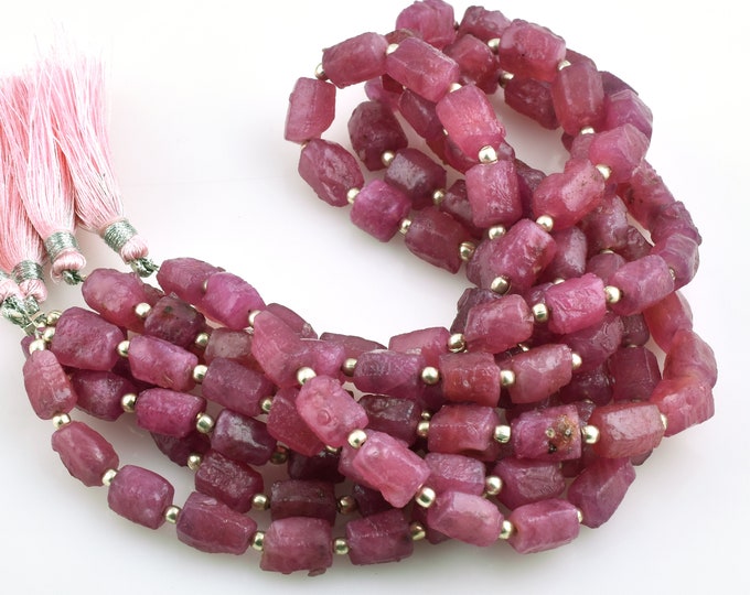 Raw Ruby Beads, Rock Ruby Beads, Ruby Rough Beads, Raw Ruby, Ruby ...
