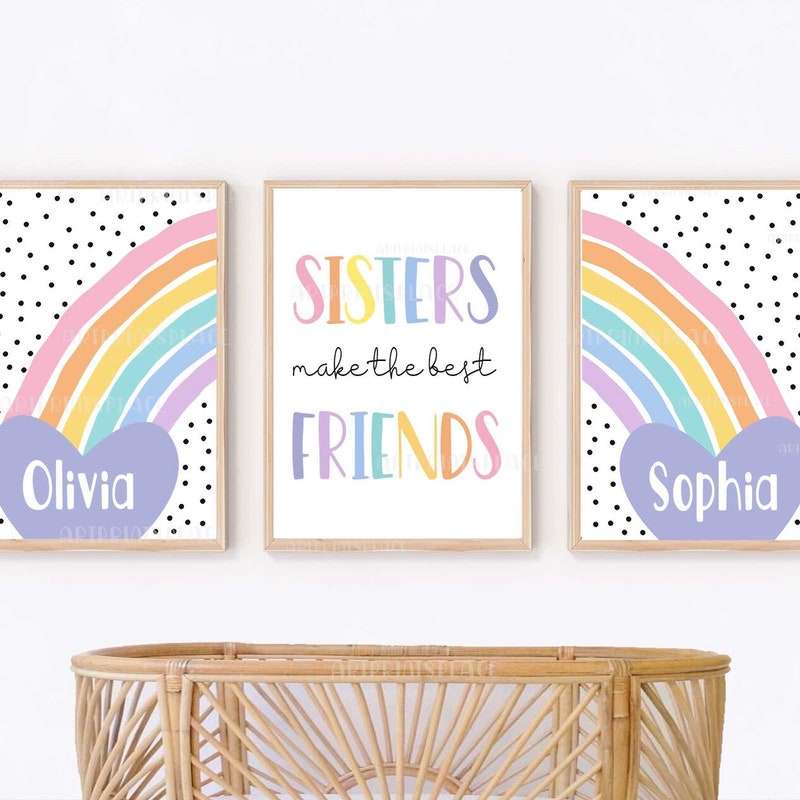 Sisters Wall Art - Etsy
