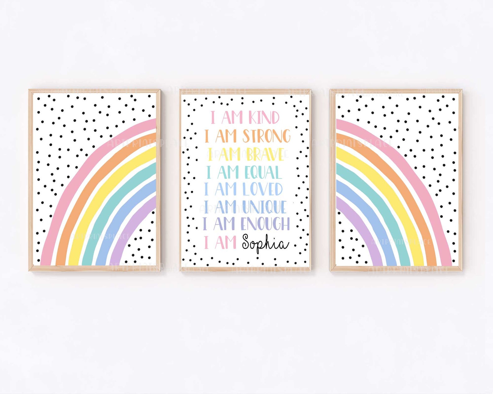 Positive Affirmation Print Set of 3 Kids Motivation Poster - Etsy