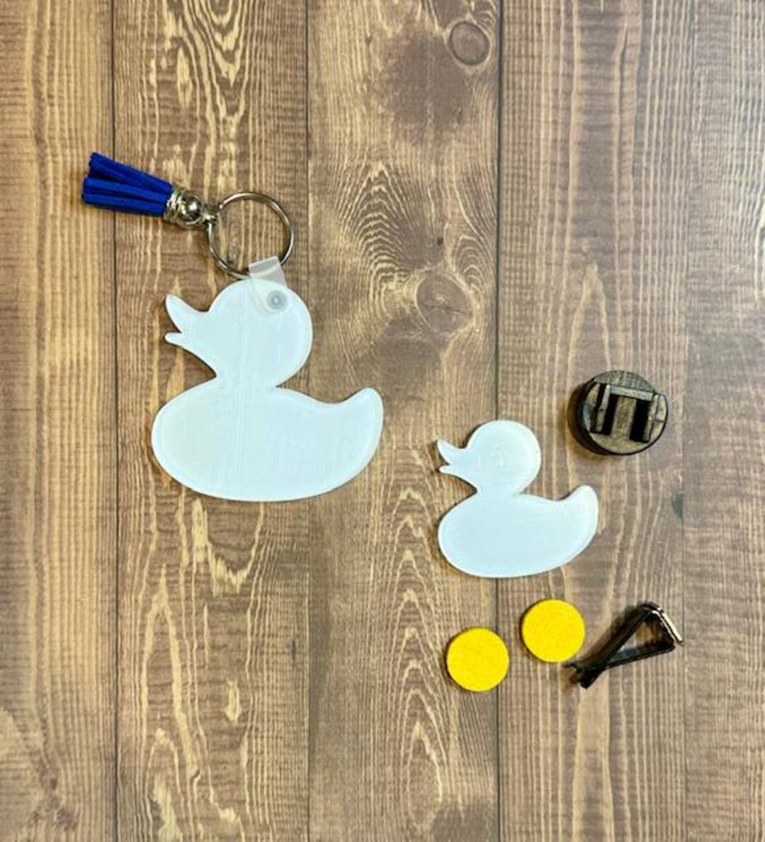 Rubber Duck Acrylic Keychain & Vent Clip Set: Sublimation Blanks - Etsy