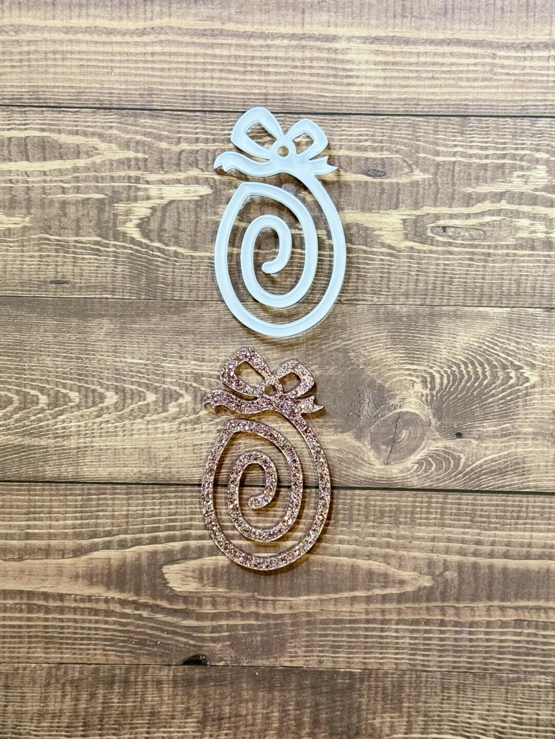 Jumbo Easter Egg Acrylic Paper Clip: Sublimation Blank or Glitter Clip ...