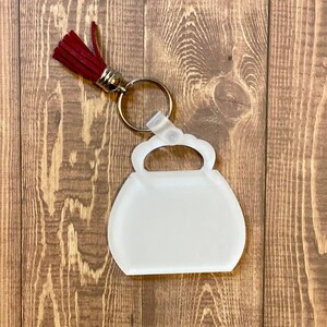 Purse Blank Key Chain/ Acrylic/ Blank Key Chain/keychain Sublimation ...