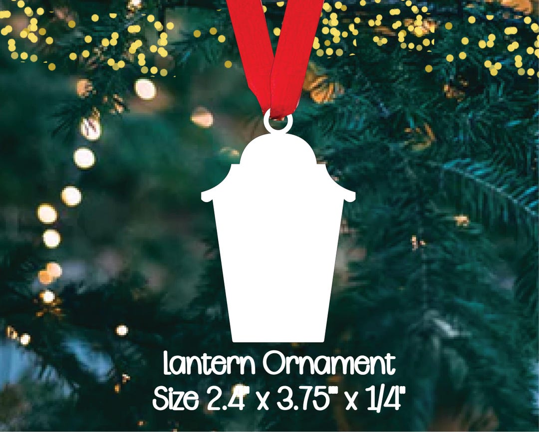 Sublimation Lantern Ornament Blank: Acrylic, 2.4" X 3.75" - Etsy