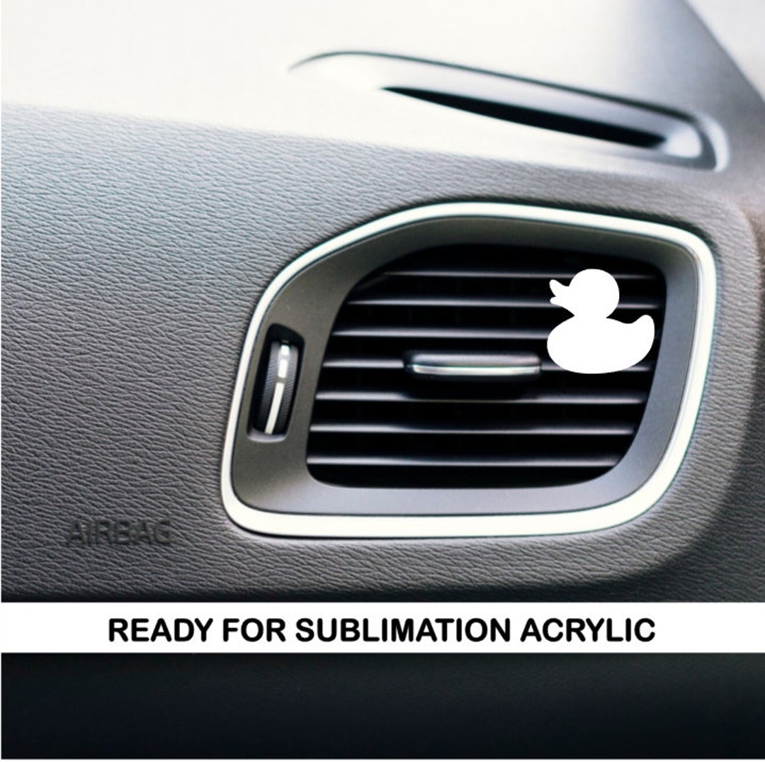Rubber Duck Acrylic Car Vent Fresheners/acrylic/ Blank Car Vent/car ...
