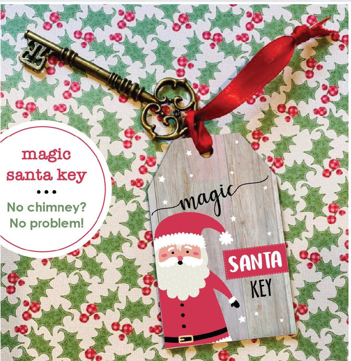 Sold in Sets of 5 Sublimation Blanks Santa Key Tag Christmas - Etsy