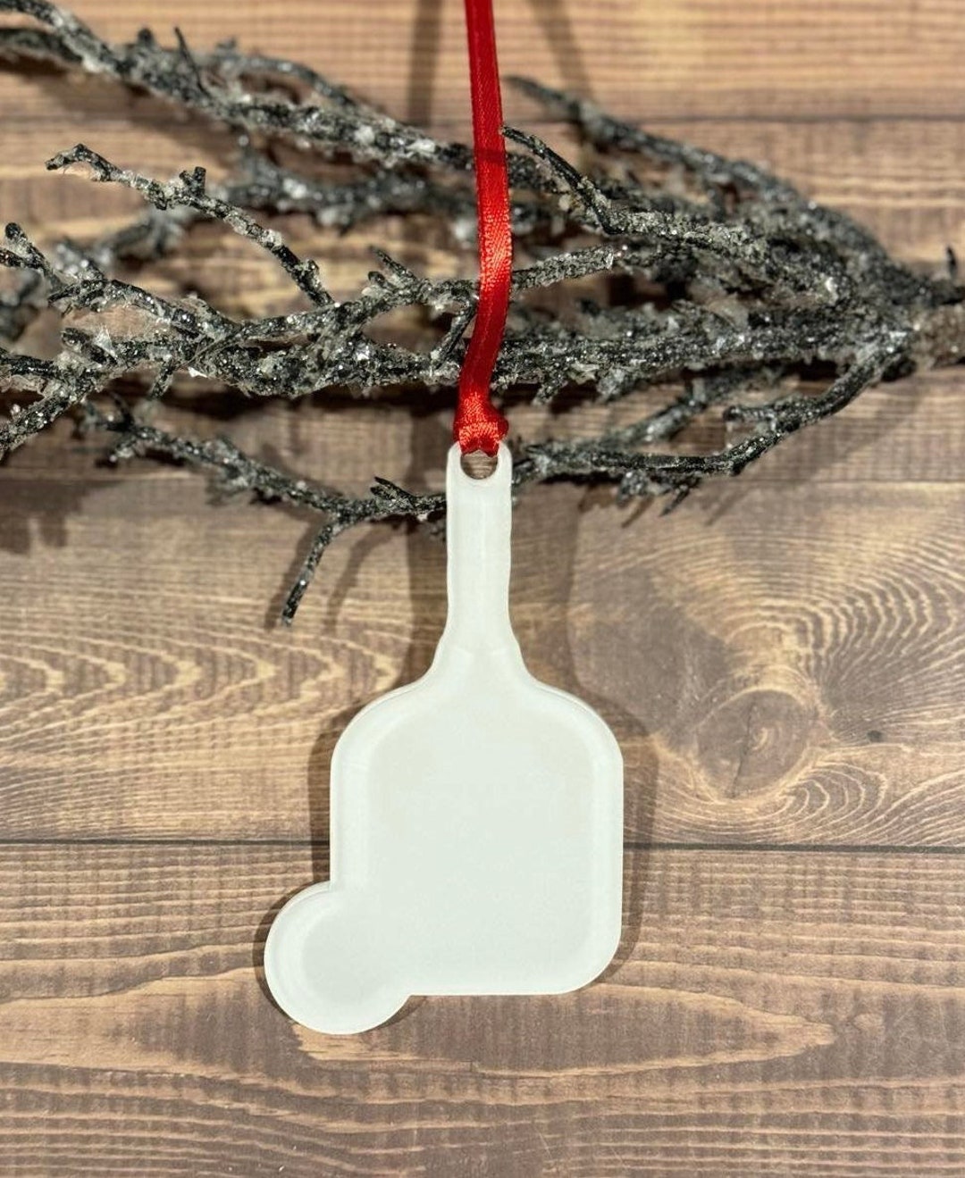 Pickleball Paddle Blank Ornament ,ornament Sublimation Blank ...