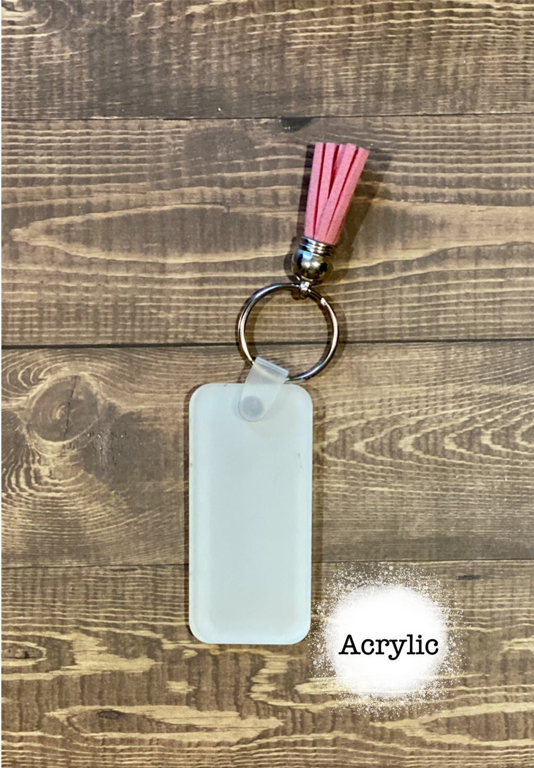 Rectangle Blank Key Chain/ Acrylic/ Blank Key Chain/keychain ...