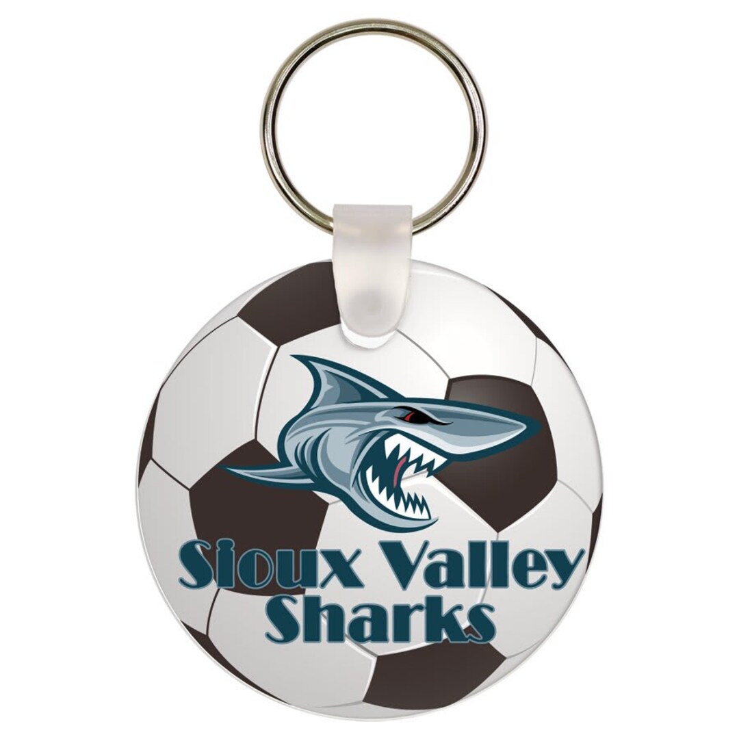 2" Gloss White Unisub Aluminum Sublimatable Round Keychain/sublimation ...